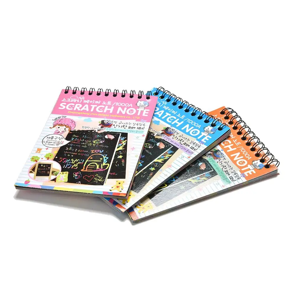 Wholesale 1pc Drawing Sketchbook Paper DIY Scratchbook Scratch Stickers ...