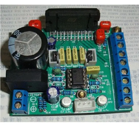 AC 12V Single power Supply 4X45W ST TDA7384 amplifier board with NE5532 ...