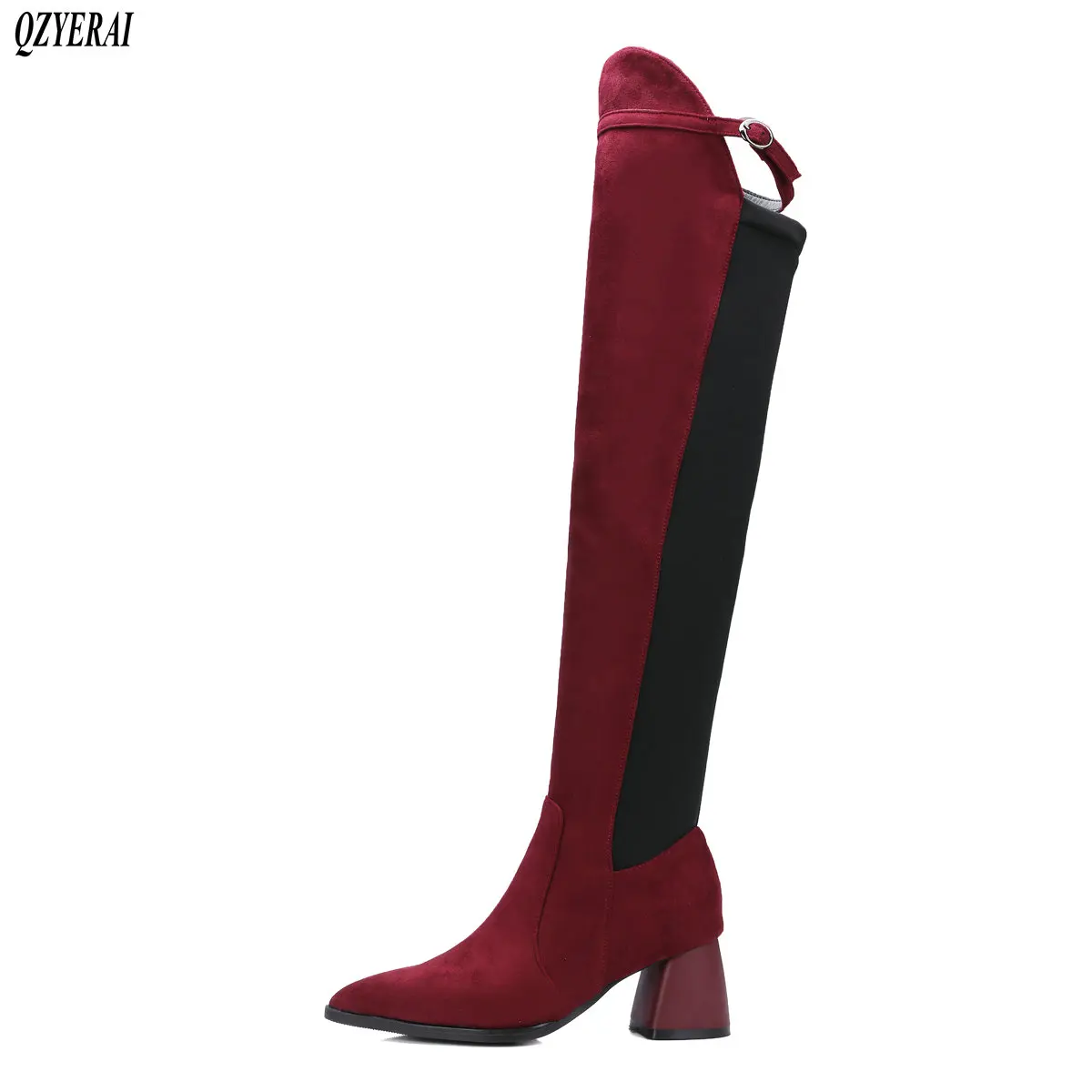 QZYERAI New European style spike boots for autumn women's boots for ...