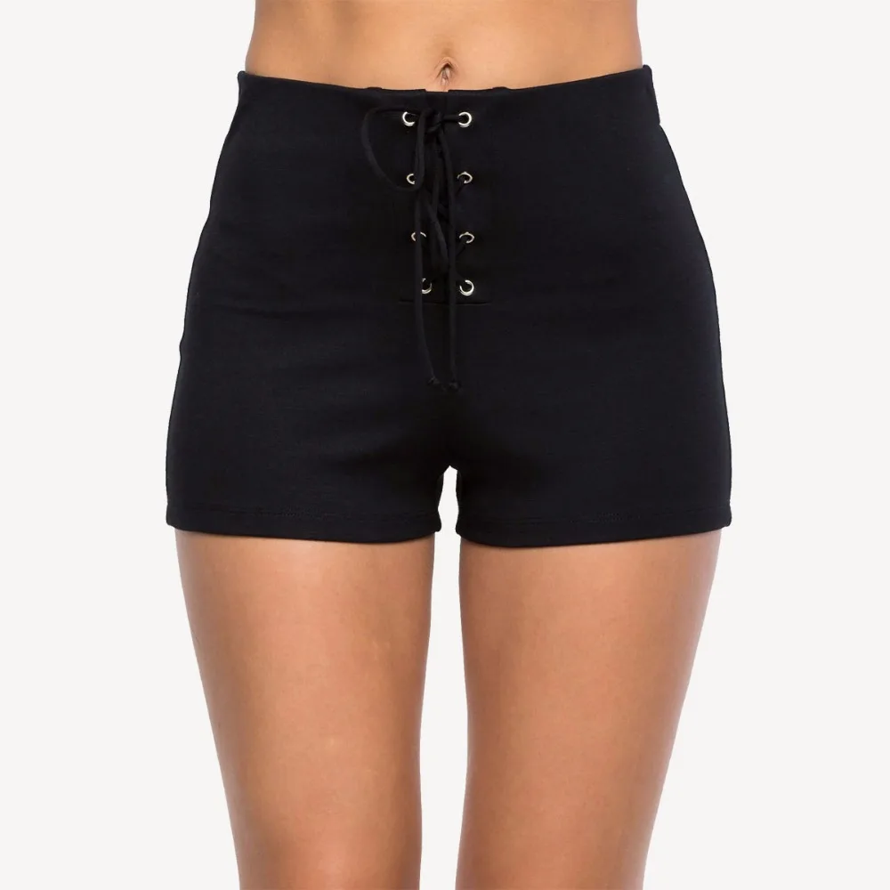 2018 New Summer Vogue Women Casual Lace Up Slim Cute Short Pants Female ...