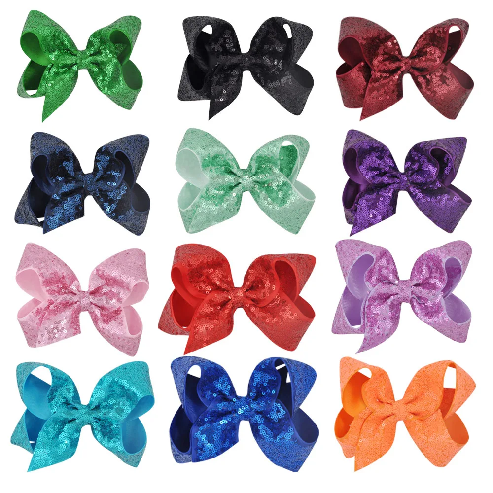 6 Inch Girls Hair Bows Accessories Girls Princess Children Cute ...