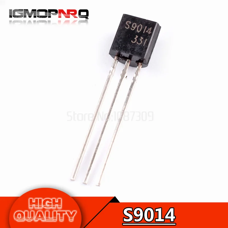 100pcs free shipping S9014 SS9014 9014 Bipolar Transistors BJT NPN/50V ...