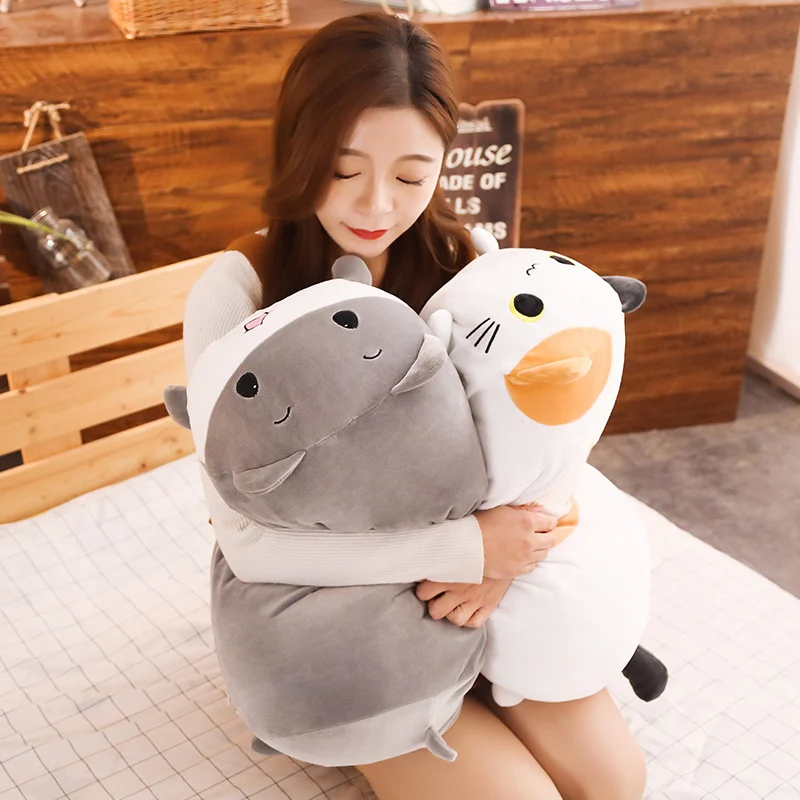 Shiba Inu Totoro Big Large Stuffed Plush Toy Pillow - KawaiiMerch.com