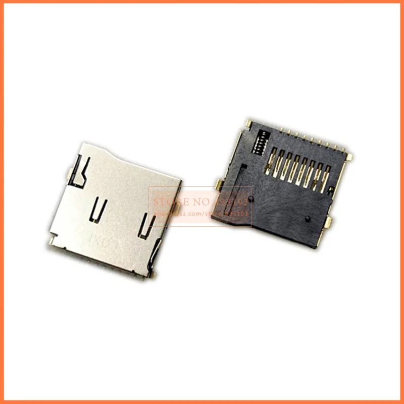 Original-New-excellent-quality-Micro-8pin-SD-PUSH-PUSH-Card-Connector ...