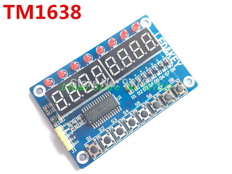 Free Shipping Key Display For AVR Arduino New 8 Bit Digital LED Tube 8 ...