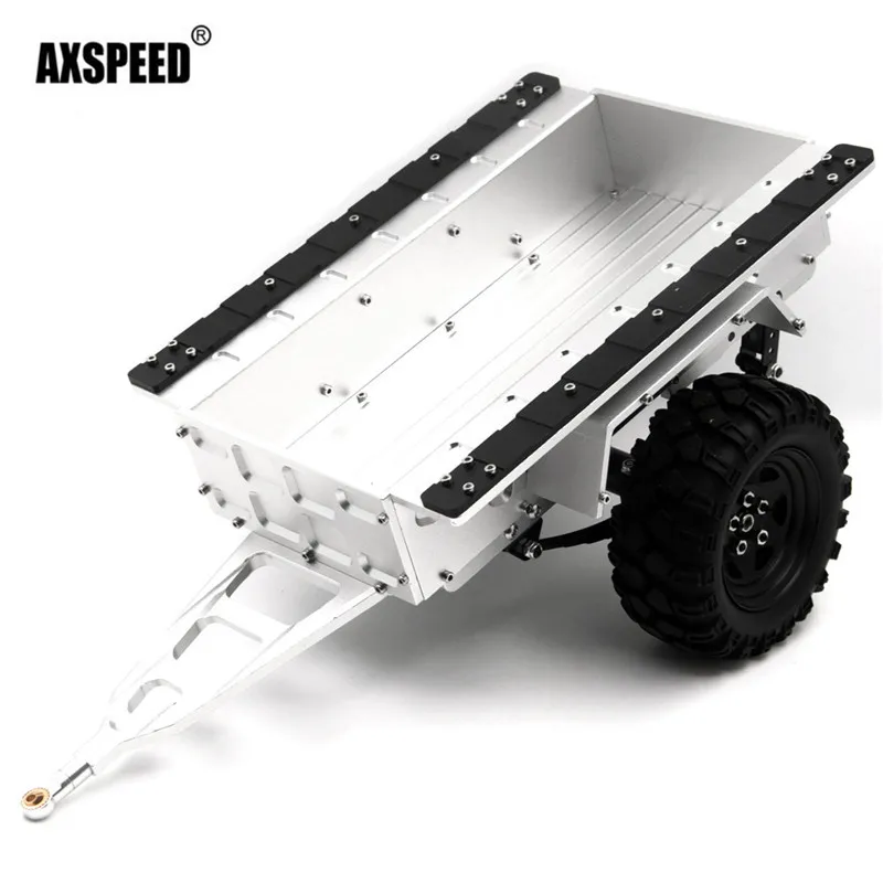 Aliexpress.com : Buy 1:10 Scale Aluminum Trailer For SCX10 CC01 F350 ...