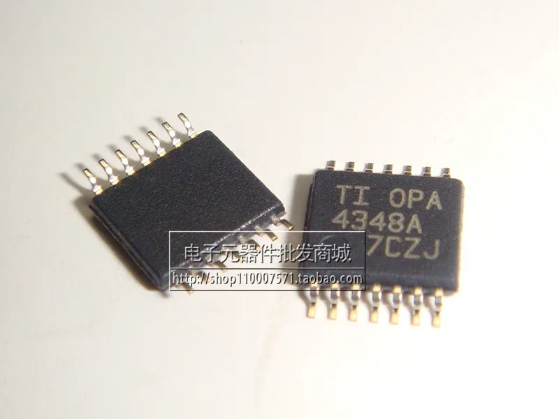 IC OPA4348AIPWR OPA4348AIPW OPA4348 4348A TSSOP Original authentic and ...
