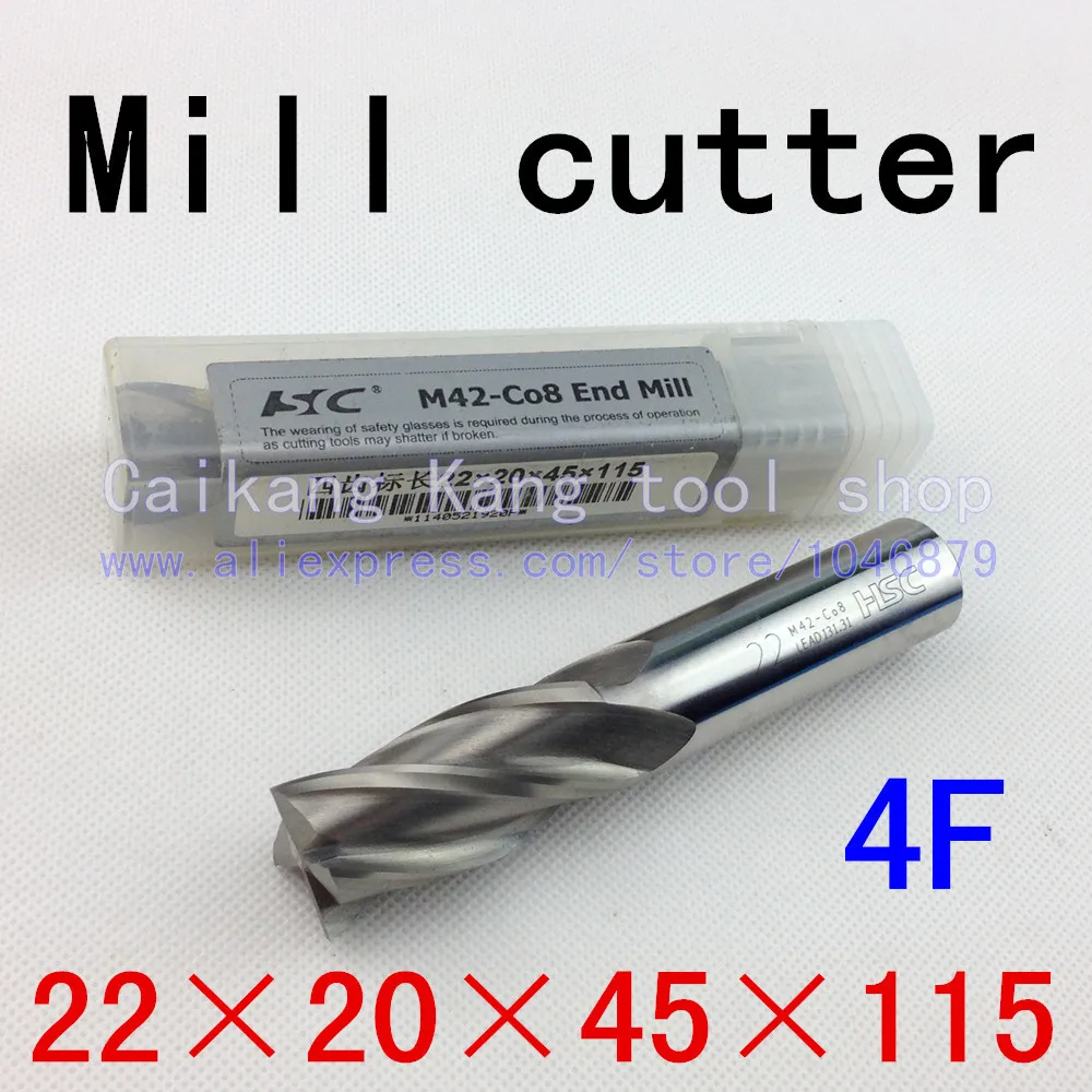New 4Flute die 22mm Superhard cutters Cobalt cemented carbide End mills ...