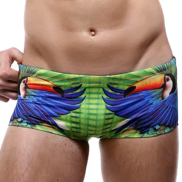Brand Seobean Swimwear Men Swimming Trunks Swimsuit Bathing Suit Bikini