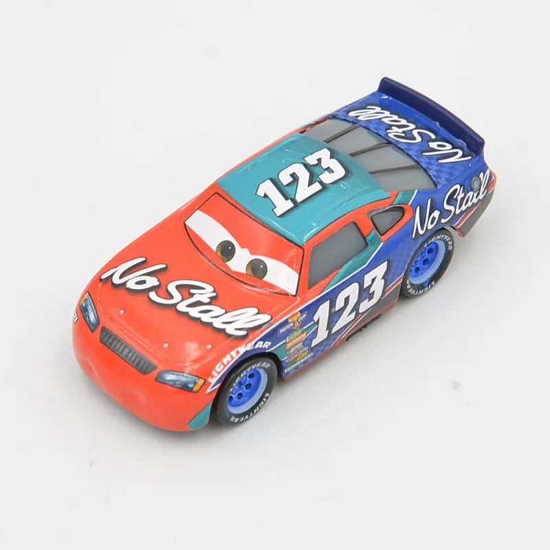 Disney Pixar Cars 3 No.123 Lightning McQueen Jackson Storm 1:55 Diecast ...