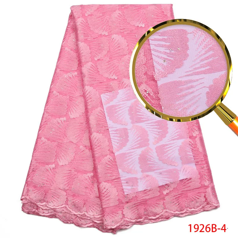 High Quality African Mesh Lace Fabric With Stones 2019 Latest French ...