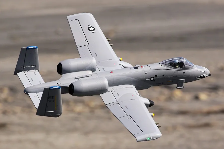FMS RC Airplane A-10 A10 Thunderbolt II 70mm Twin Ducted Fan EDF Jet ...