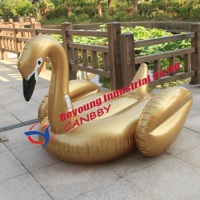 Buy Dhl Shipping Giant Inflatable Swan Gold Inflatable