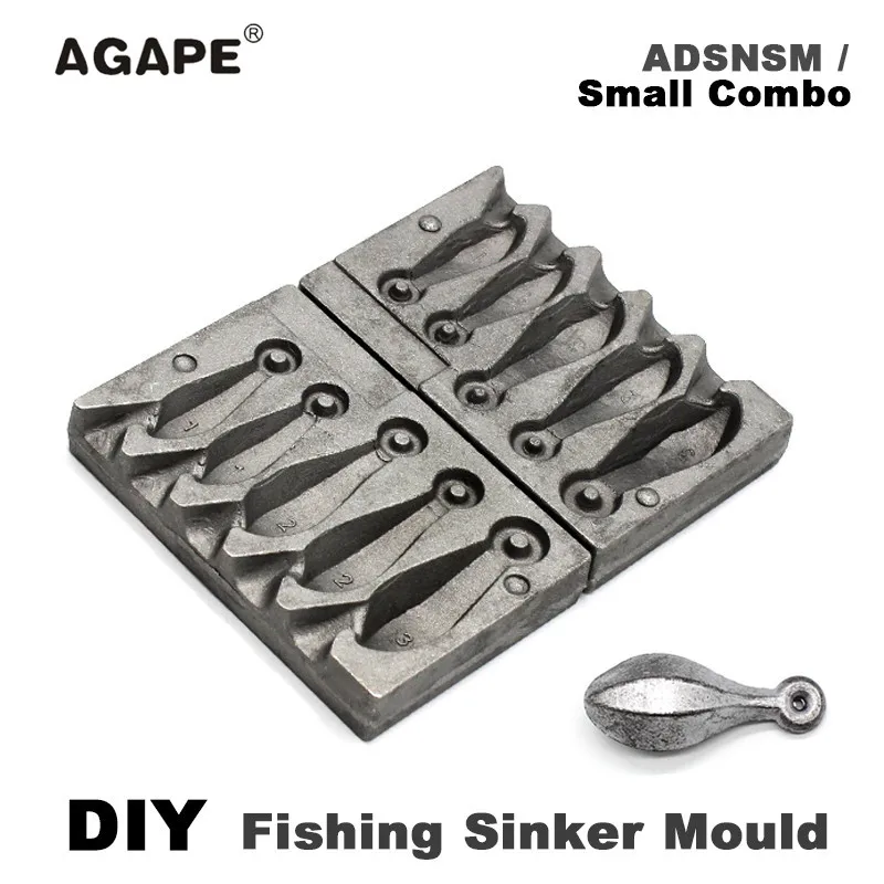 Agape-DIY-Fishing-Snapper-Sinker-Mould-ADSNSM-Small-Combo-Snapper ...
