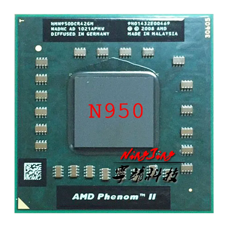 AMD Phenom II Quad Core Móvel N950 Processador CPU de 2.1 GHz Quad Core ...