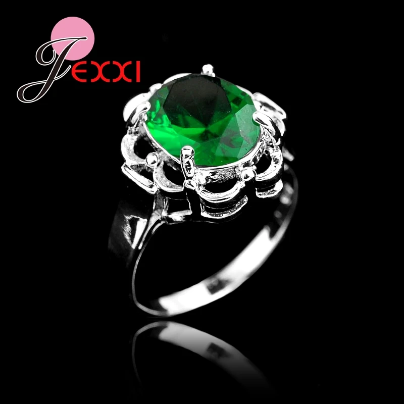 Fashion Rings Show Elegant Temperament Jewelry Womens Girls Colorful ...