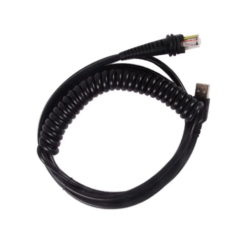 3m Usb Spring Cable For Honeywell 1900g 1300g 1450g 1200 1250 Scanner ...
