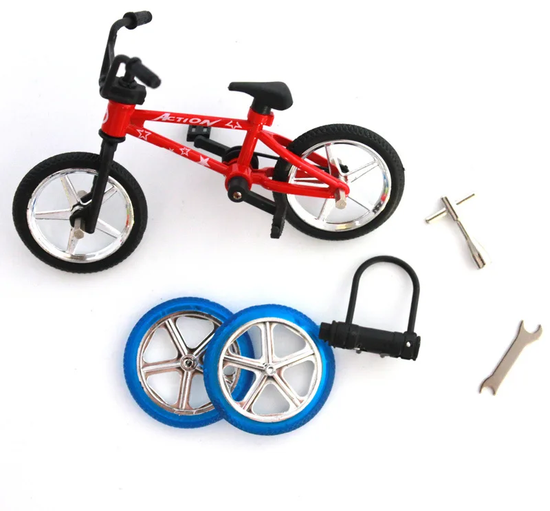 1pcs Alloy Finger BMX Functional Kids Bicycle Finger Bike Mini finger ...