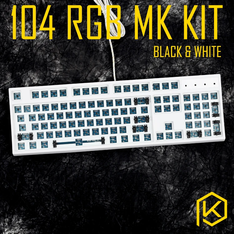Custom Mechanical rgb Keyboard Kit 104 108 keys kinds of led effects ...