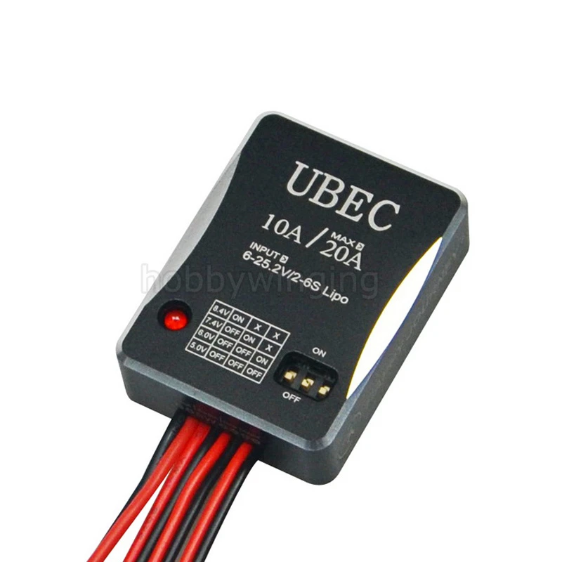 5/6/7.4/8.4V Adjustable UBEC External BEC DC Regulator UBEC 10A Support ...