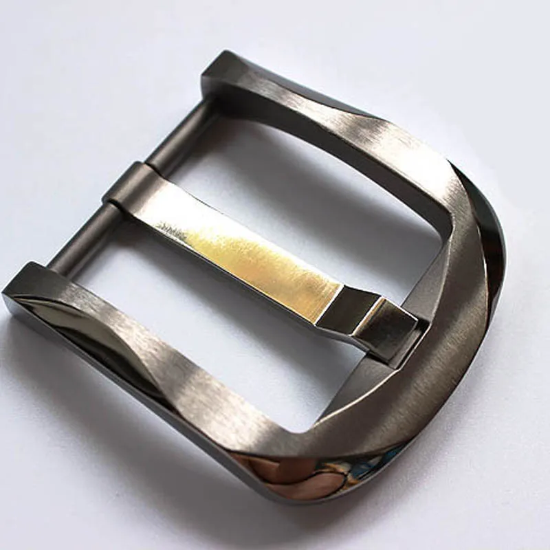 Pure titanium belt buckle,high end fashion,High grade gift box ...