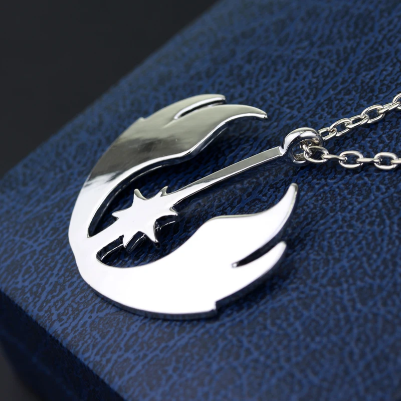 MQCHUN Movie Jewelry Star Wars Jedi Order Logo Pendant Necklace Chain ...