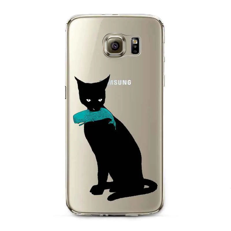 Samsung Galaxy S5 S6 S6Edge S6Edge+ Cute Cat Phone Covers