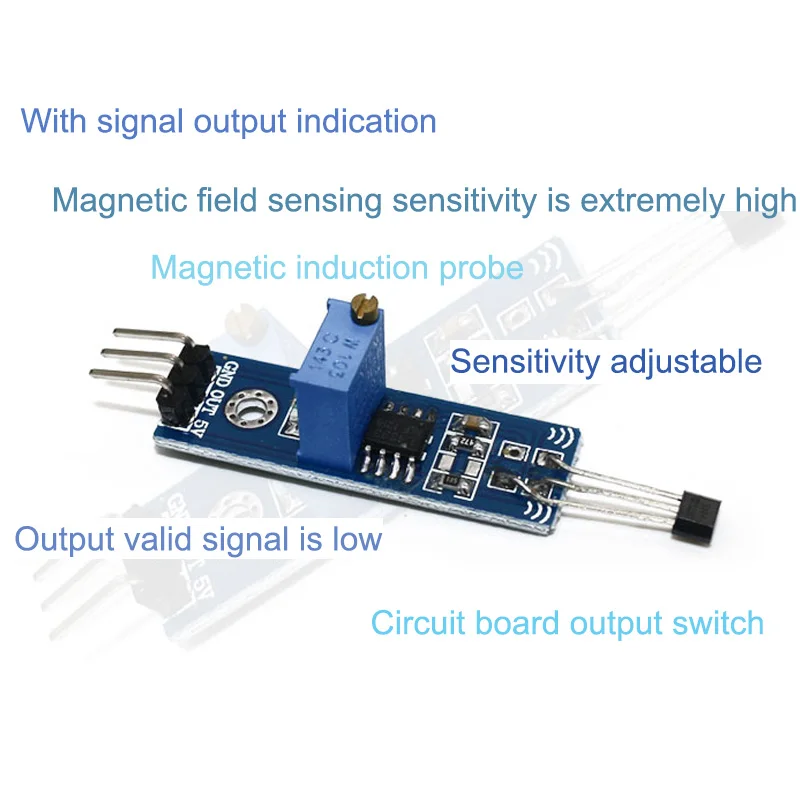 Hall Sensor Module Magnetic Swich Speed Counting Sensor Module speed ...