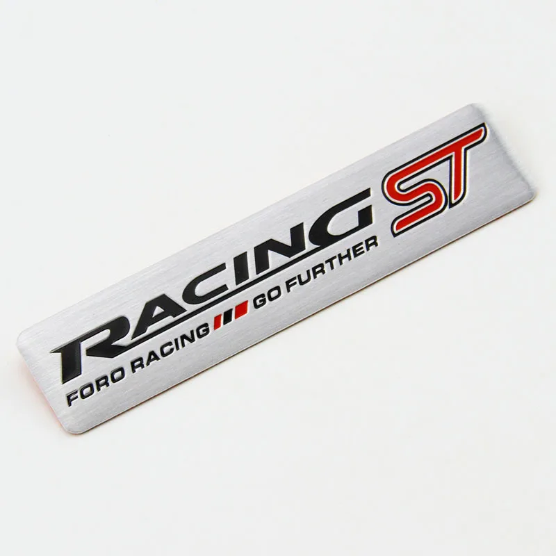 2CM*2.6CM New car styling Aluminum Sticker High quality 3D RACING ST ...