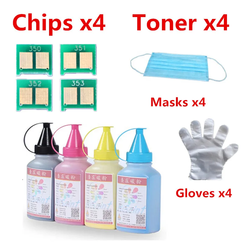 hisaint For HP Color LaserJet Pro MFP M176n 177fw Printer Powder 25G ...