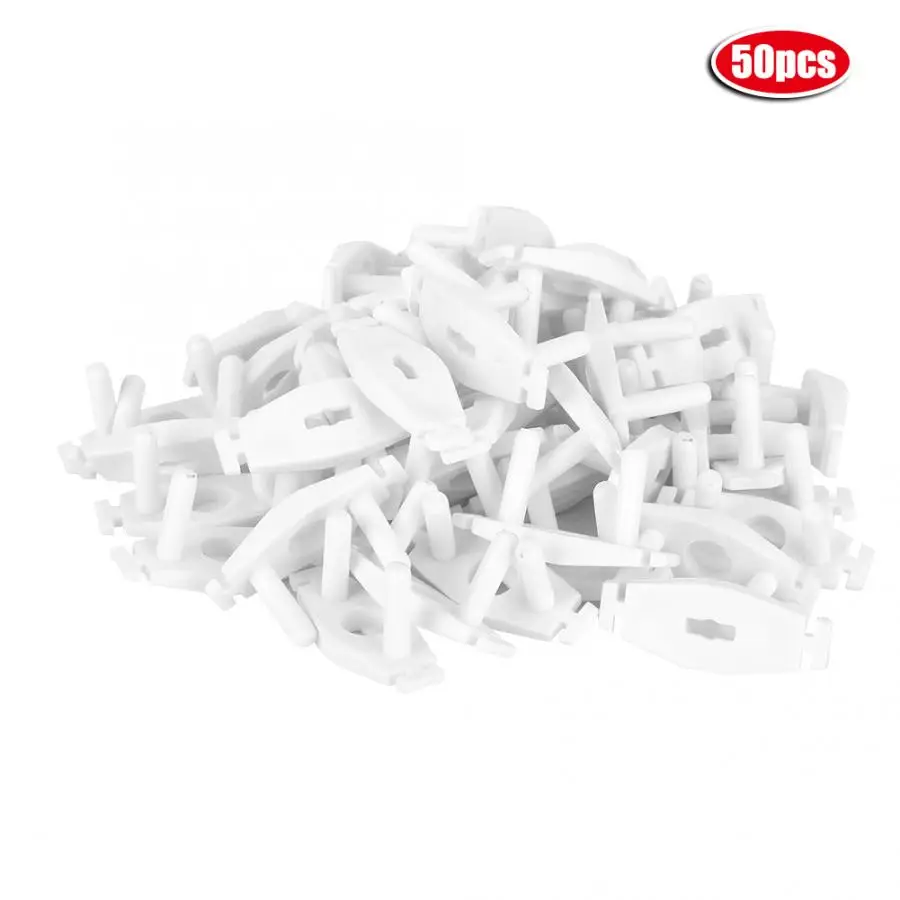 50PCS EU Plugs Socket Protector Protector Anti electric Socket ...