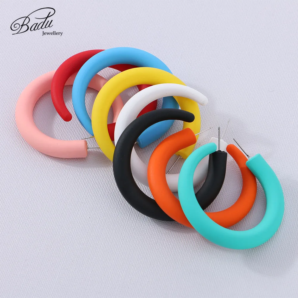 Colorful Hoop Earrings