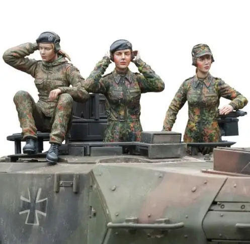1/16 Scale Resin Figure Modern Female Tankers - Model Building Kits ...