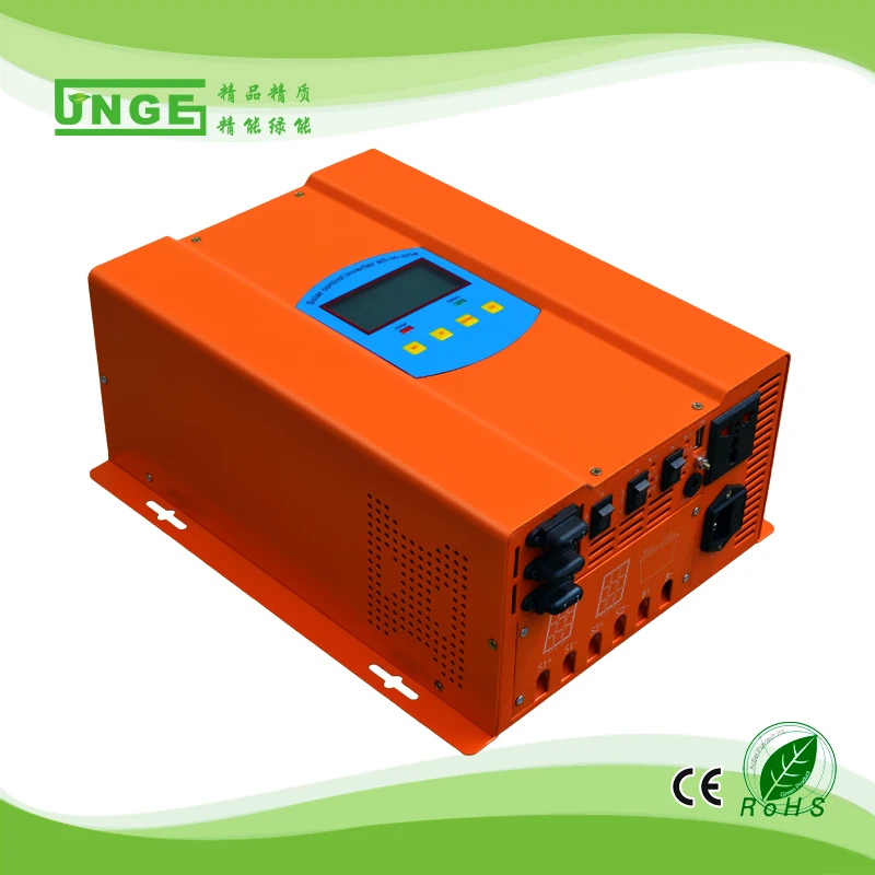 orange pure sine inverter and controller 12v 220v off grid inverter ...