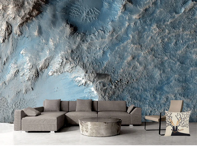 Vintage 3D Stone Effect Wallpaper mural Modern Rustic Realistic Faux ...