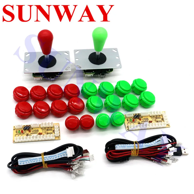 Arcade Joystick DIY Kit Zero Delay Arcade DIY Kit USB Encoder To PC ...