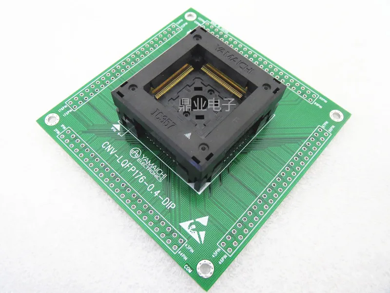 LQFP176 QFP176 TQFP176 IC357-1764 spacing 0.4mm 176 pin Burn-in Socket ...