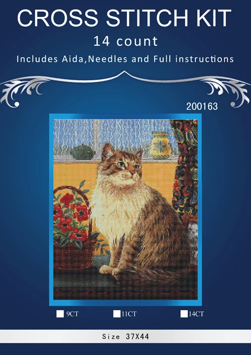 Lovely Cats ,counted Cross Stitch 14ct Cross Stitch Sets Wholesale ...
