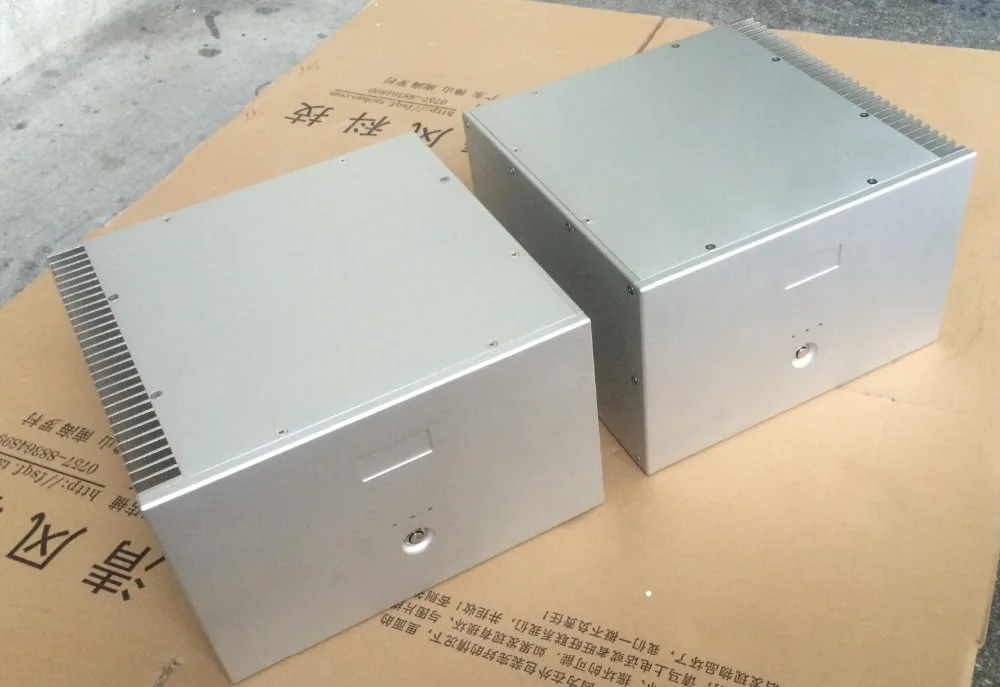 Power-Amplifier-Chassis-large-Aluminum-Case-pre-Amp-Shell-DIY-home ...