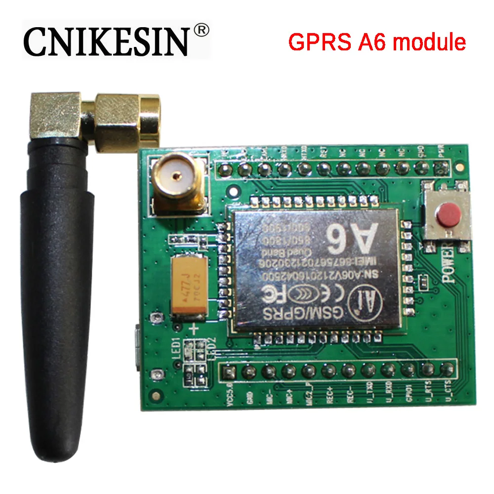 CNIKESIN Voltage 3.4V 4.2V GPRS A6 module \SMS \development board \GSM ...