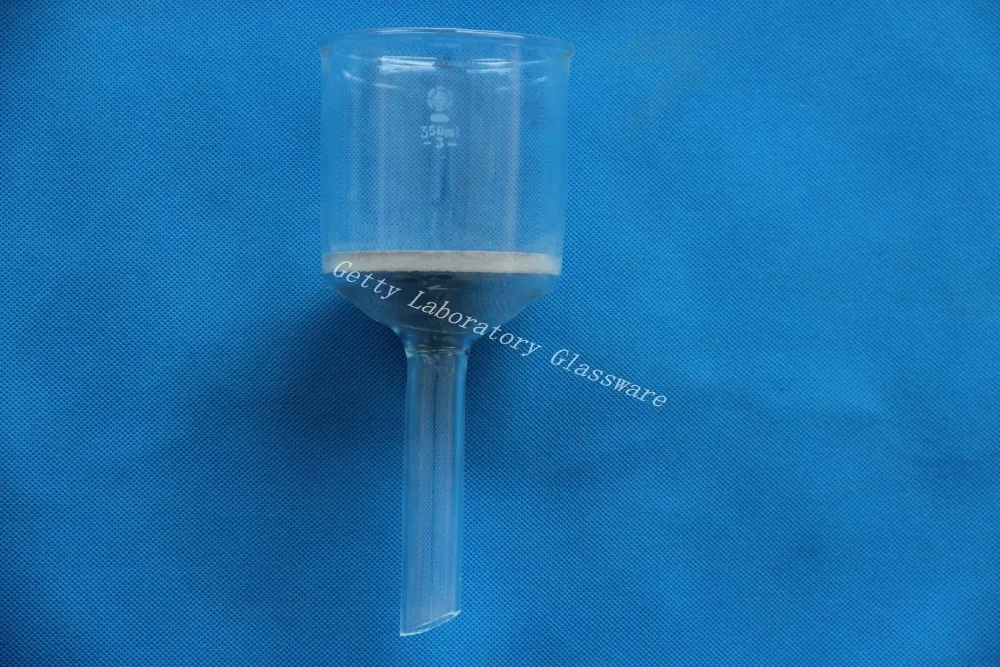 350ml Glass Buchner Funnel Filter, 3# Coarse Filter, Core Size 15-40 ...