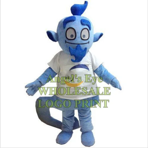 blue devil mascot costume halloween devil custom cartoon character ...