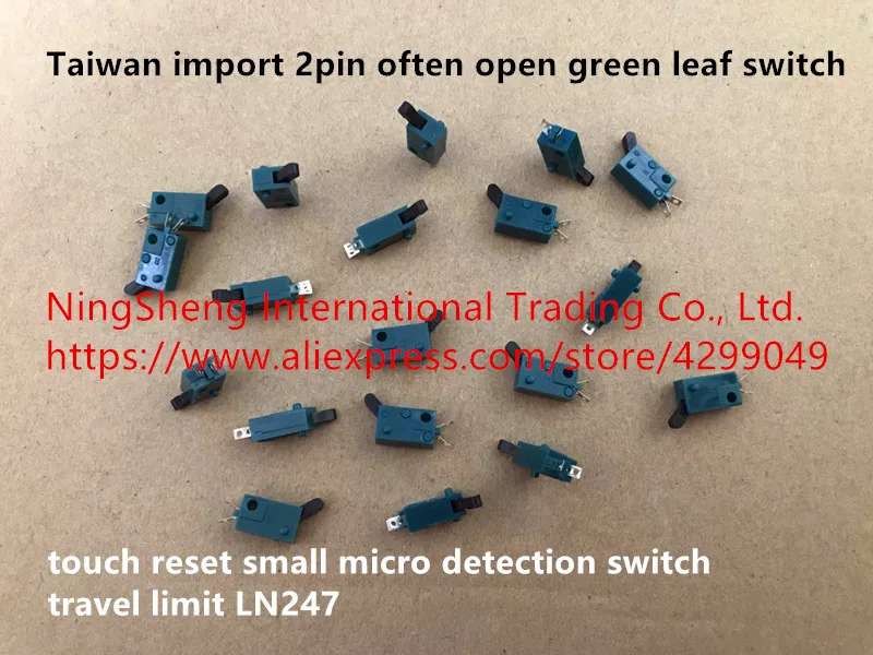 Original New 100% Import 2pin Often Open Green Leaf Switch Touch Reset ...