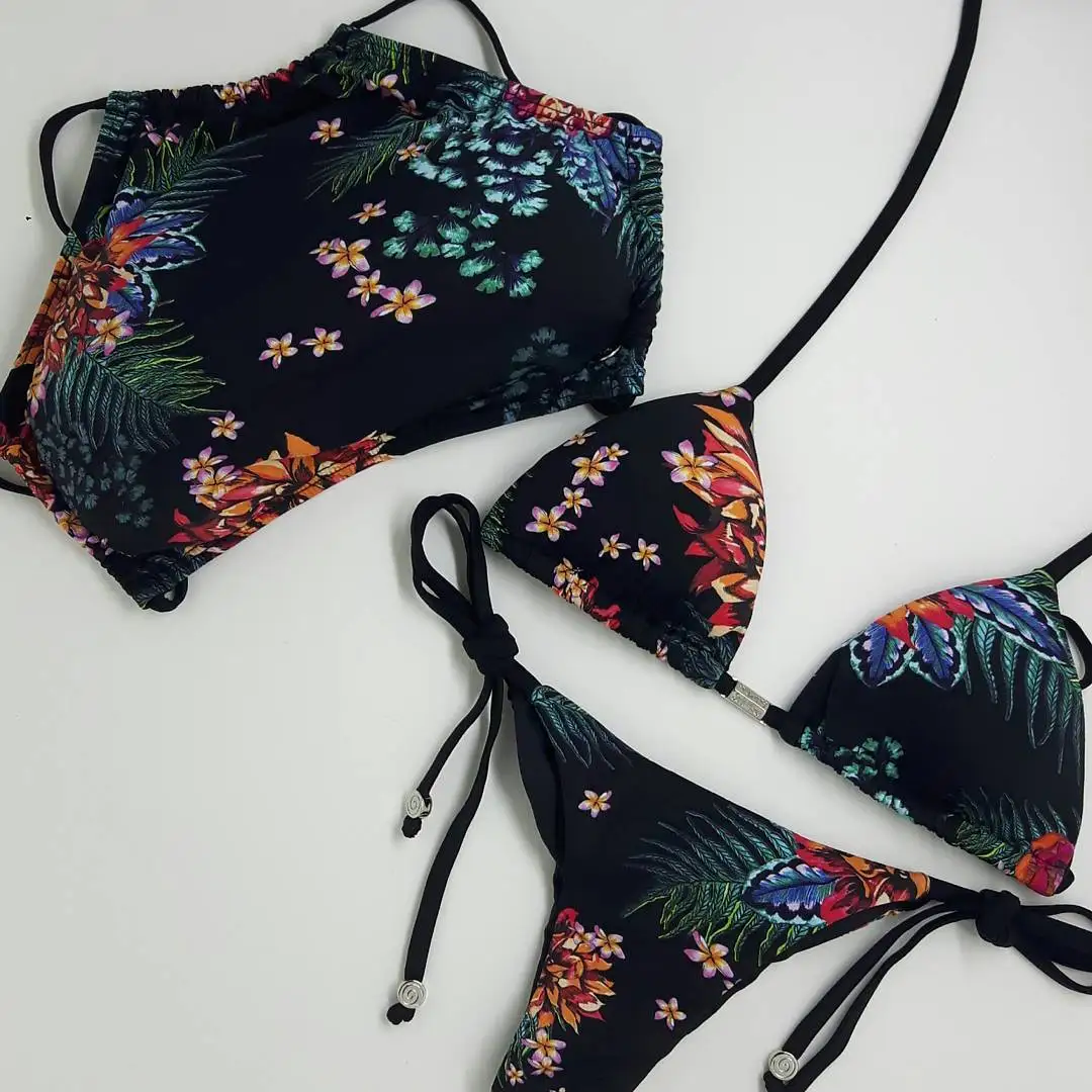 brazilian bikini sexy set swimwear Biquini suit for women bathing suit ...