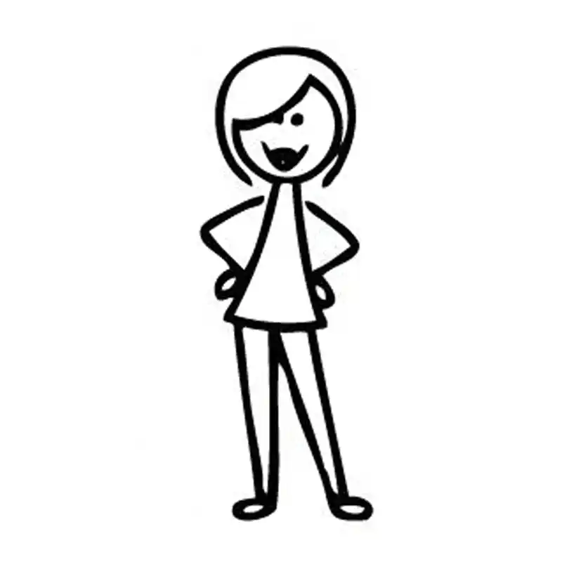 Personalized Custom Stick Figure Family Mother's Car Stickers Covering ...