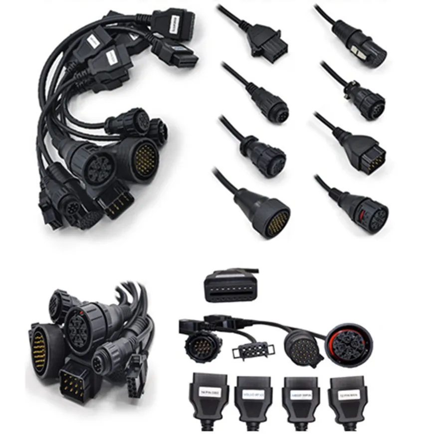 Truck Cables CDP Pro OBD2 OBDII Trucks Diagnostic tool connect cable 8 ...