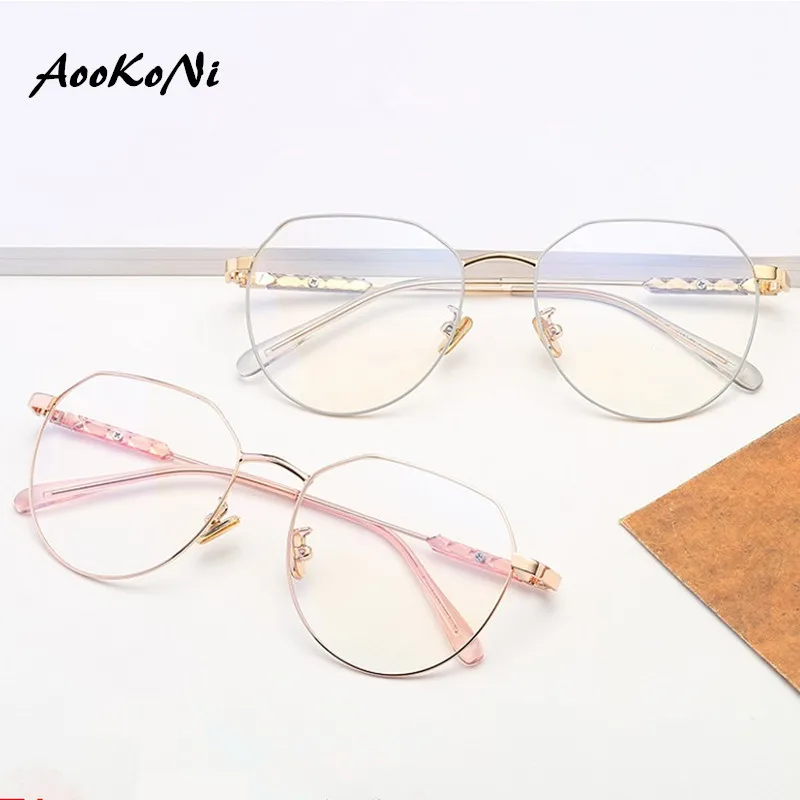 Polygon-Student-Glasses-Frame-Women-2019-Ultralight-Prescription ...