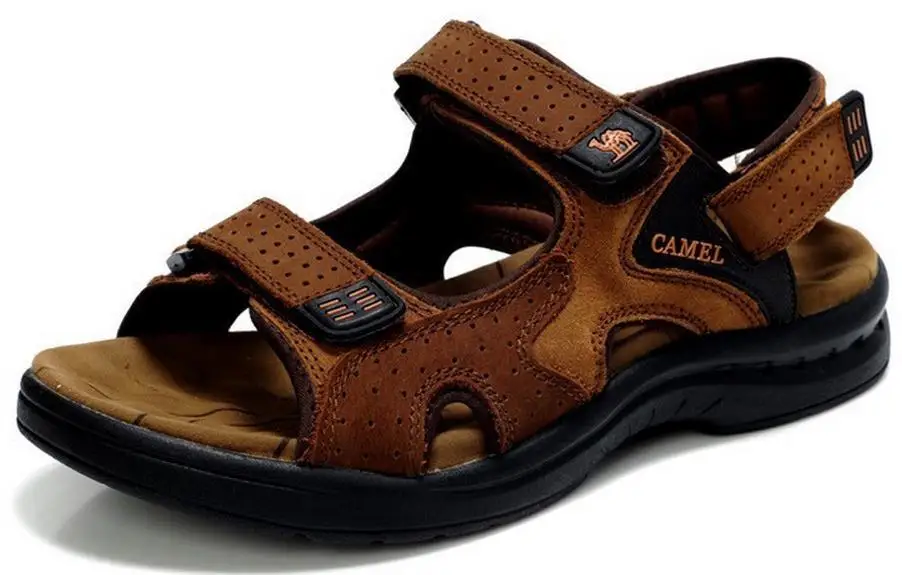 2015 The New Lightweight Breathable Leather Man Sandals Comfortable Sandals Men Men Leather