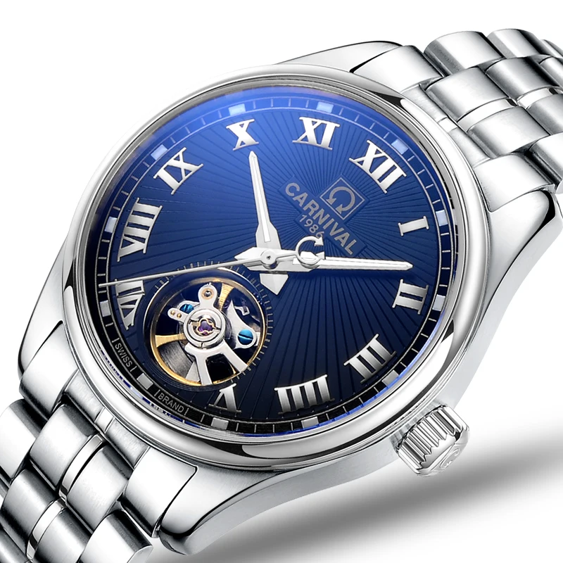 Carnival Men Watches Automatic Mechanical Brand Luxury Sapphire ...
