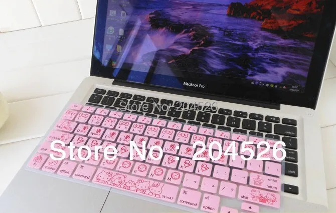 1pcs Cute Baby Pink Hello Kitty Silicone Keyboard Cover Skin Protector ... 1pcs Cute Baby Pink Hello Kitty Silicone Keyboard Cover Skin Protector ...